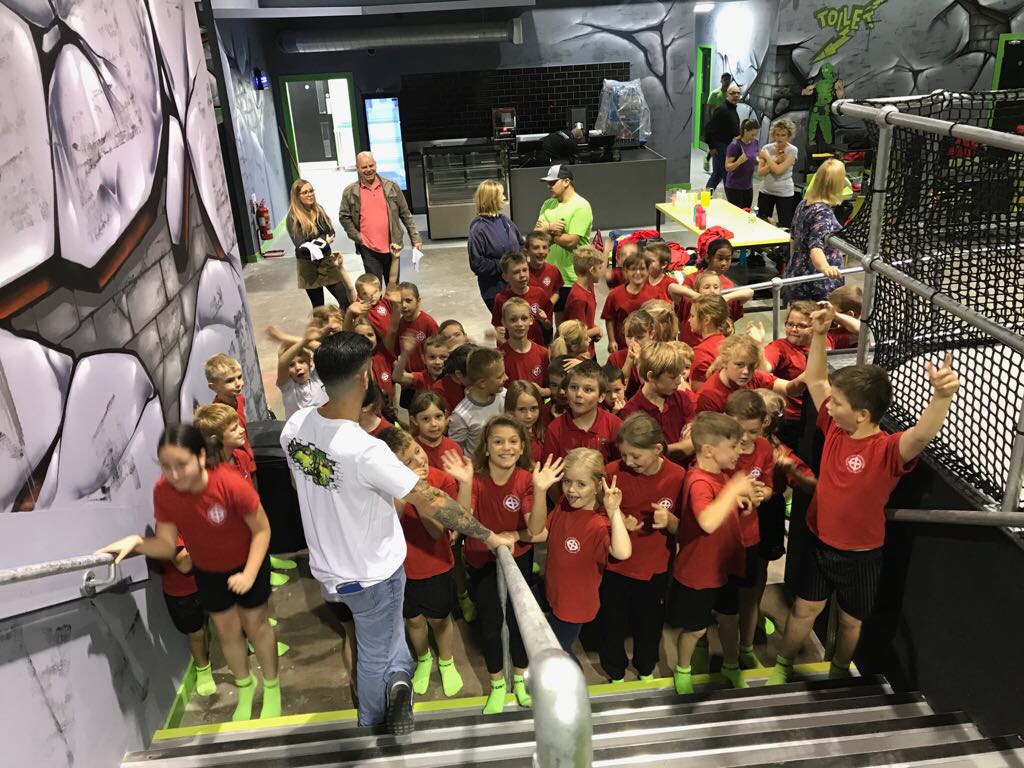 How we Boxed Off Flip Out Somerset trampoline park Launch